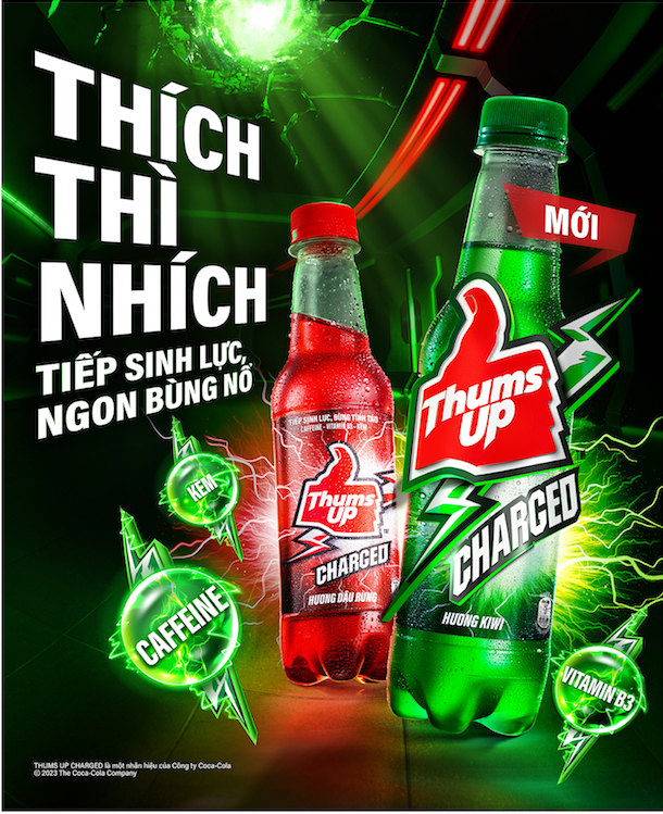 Thums Up Charged™ chính thức chào sân thị trường nước giải khát sôi động tại Việt Nam