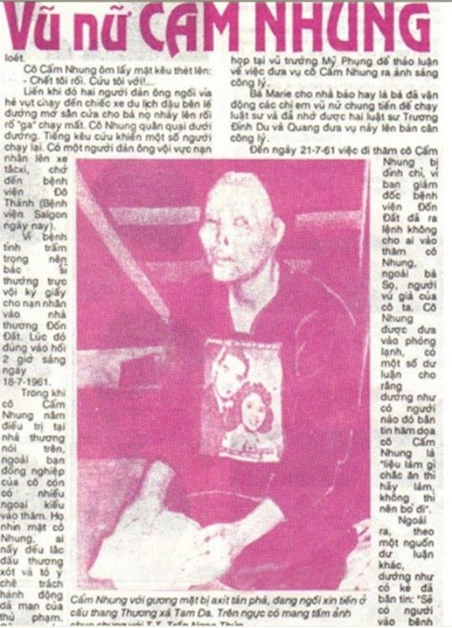 Vũ nữ nổi tiếng nhất Sài Gòn xưa: Nạn nhân vụ tạt axit đầu tiên ở Việt Nam, ngoại hình gây ám ảnh