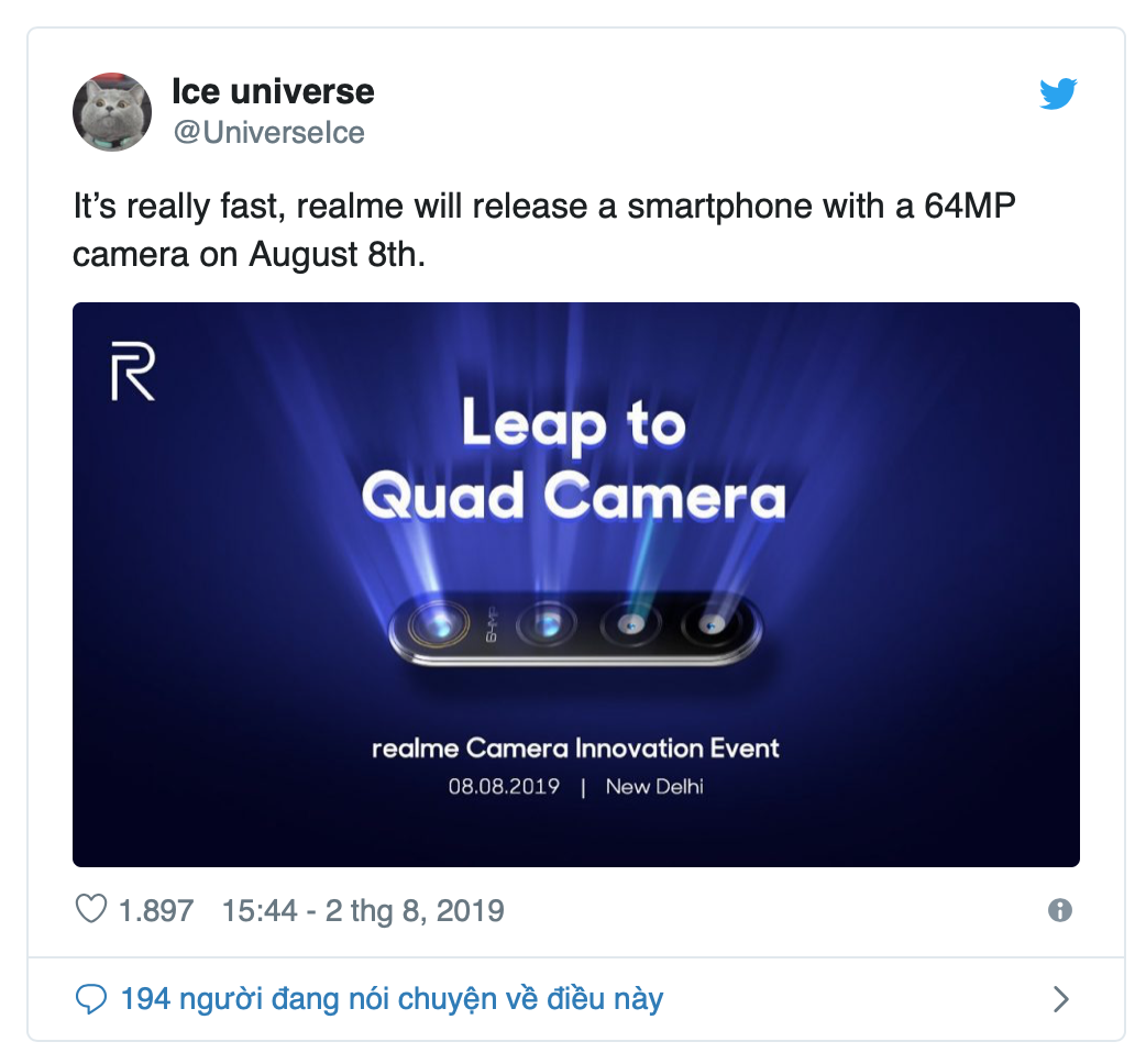 Samsung cũng "đua đòi" làm smartphone camera 64MP