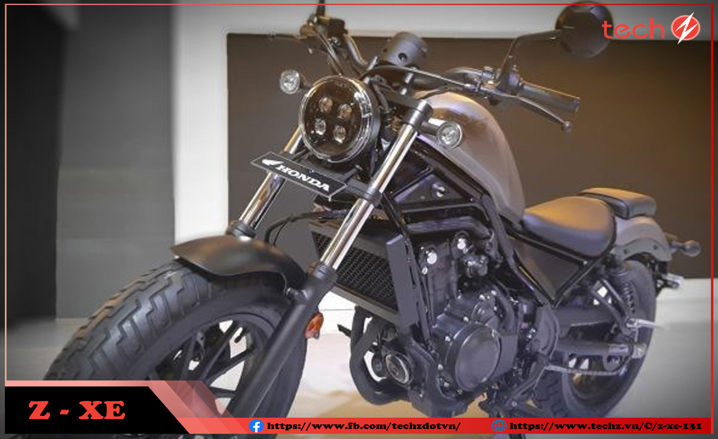 Phát cuồng với Honda Rebel 500 2020 trang bị dàn đèn mới siêu đẹp, siêu ...