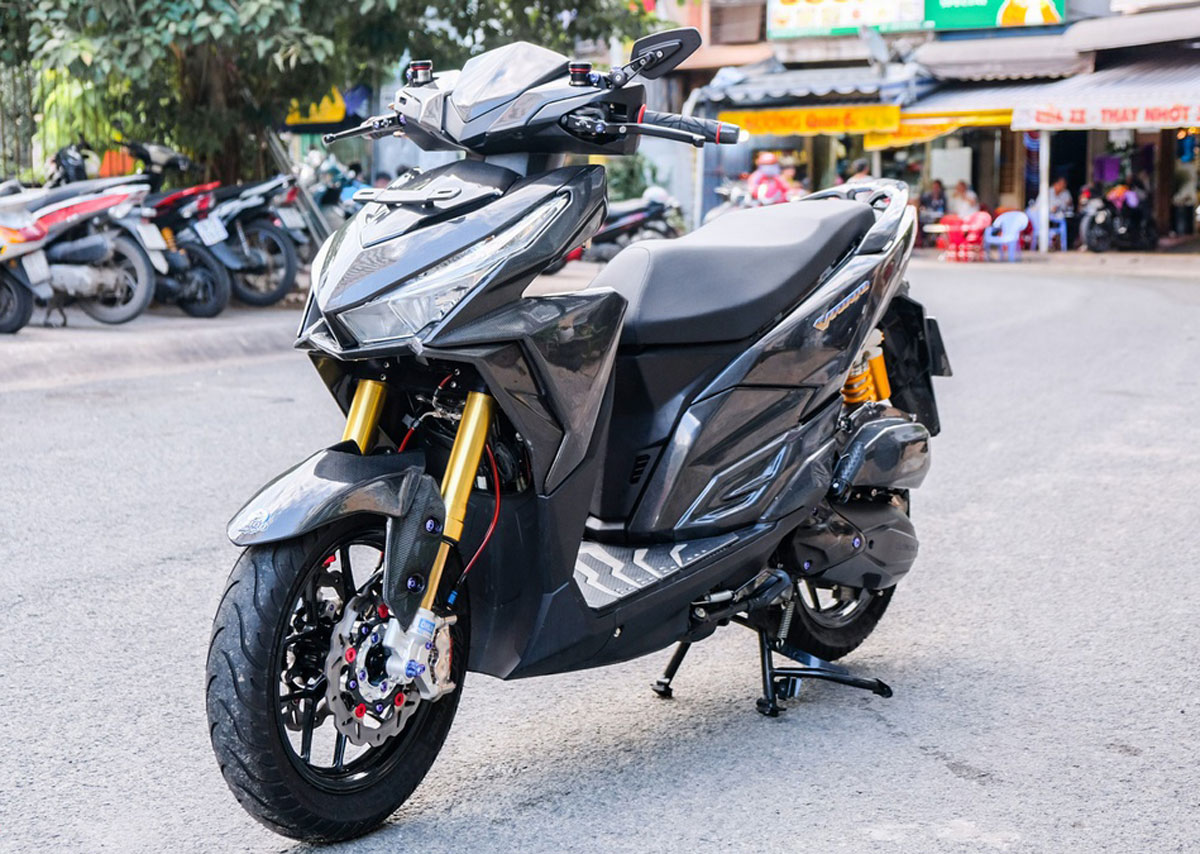 Lác mắt vì vẻ đẹp mạnh mẽ, ma mị của Honda Vario 150 với gói độ hơn 200 ...