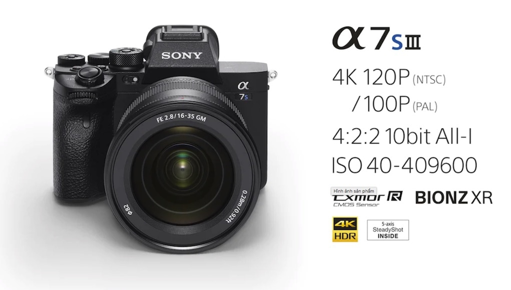 Sony Alpha 7S III ra mắt tại Việt Nam, quay phim cực định giá 83 triệu