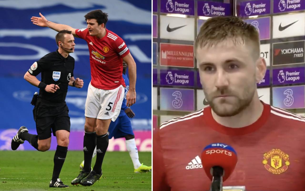 Chỉ trích trọng tài thiên vị Chelsea, Luke Shaw có nguy cơ bị treo giò ...