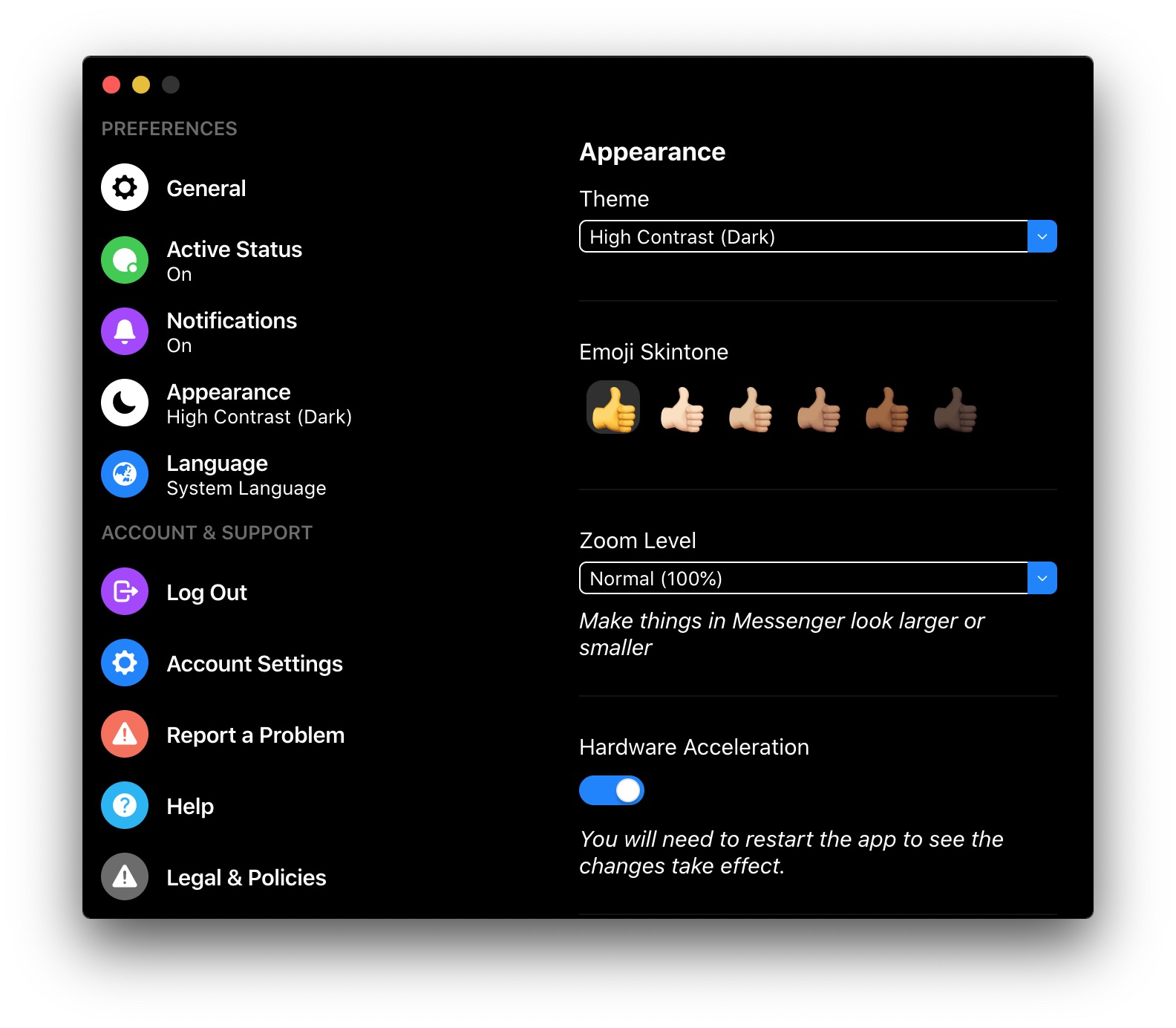 Cách kích hoạt chế độ Dark Mode cho Messenger trên máy tính Windows, Mac