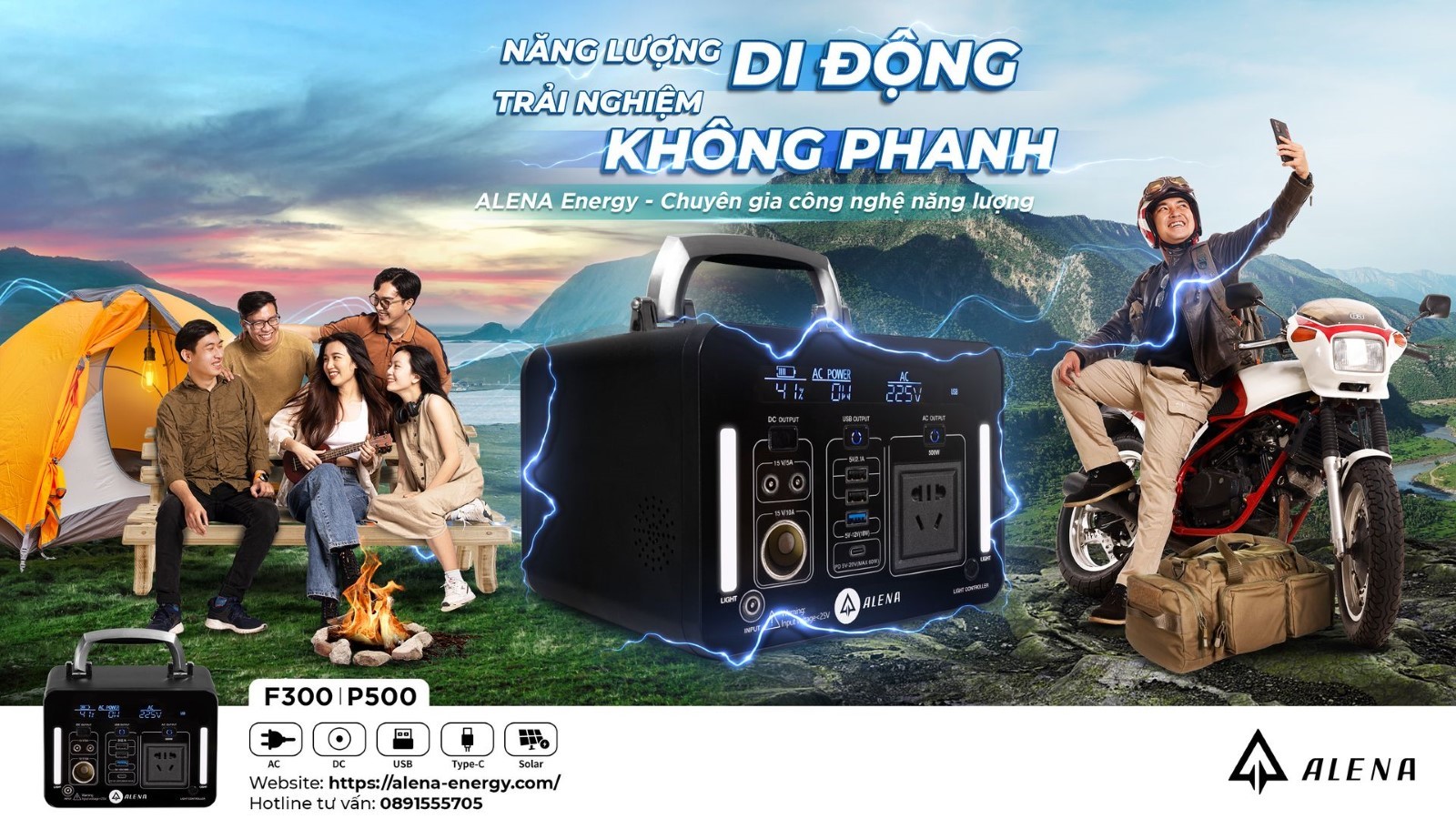 ALENA ra mắt nguồn điện di động ALENA F300 và ALENA P500 cùng loạt ưu ...