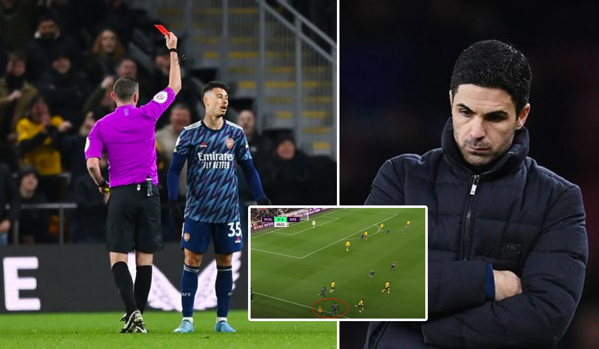 Sao Arsenal nhận thẻ đỏ 'kỳ lạ', HLV Arteta phải thừa nhận 'bất lực'