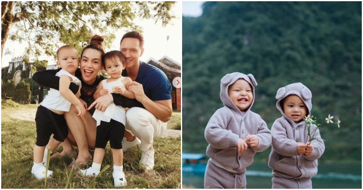 Khoảnh khắc Leon níu tay ba Kim Lý trước khi đến trường khiến CĐM vừa ...