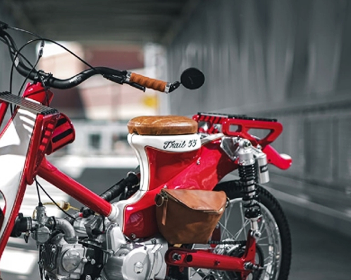 Mẫu xe số Honda Trail Cub 55 gây sốt dư luận với diện mạo ngầu đét ...