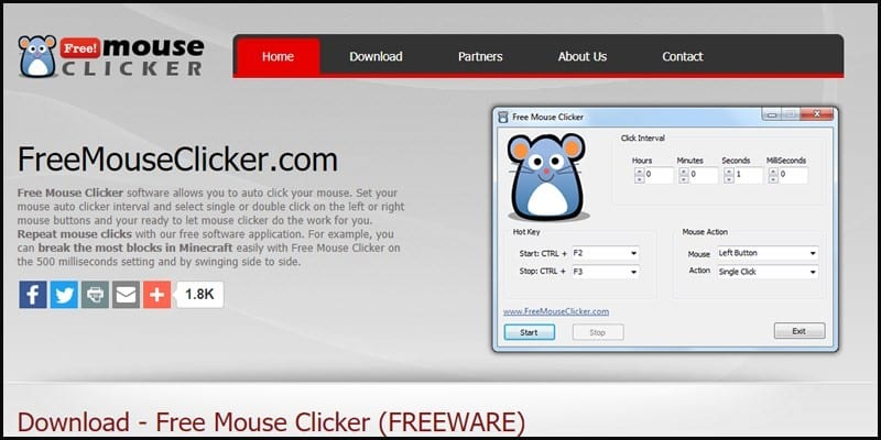 Free Mouse Auto Clicker là phần mềm gì?