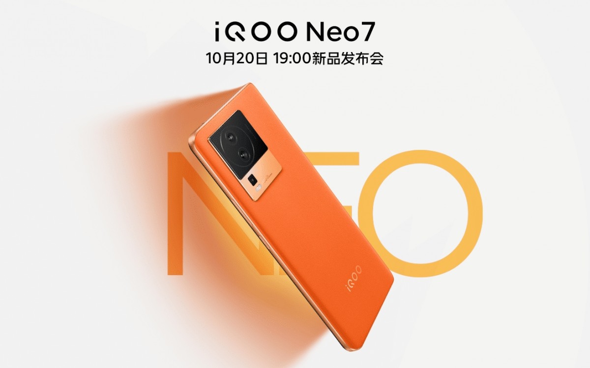iQOO Neo 7 ấn định ngày ra mắt, đi kèm màn hình AMOLED 120Hz