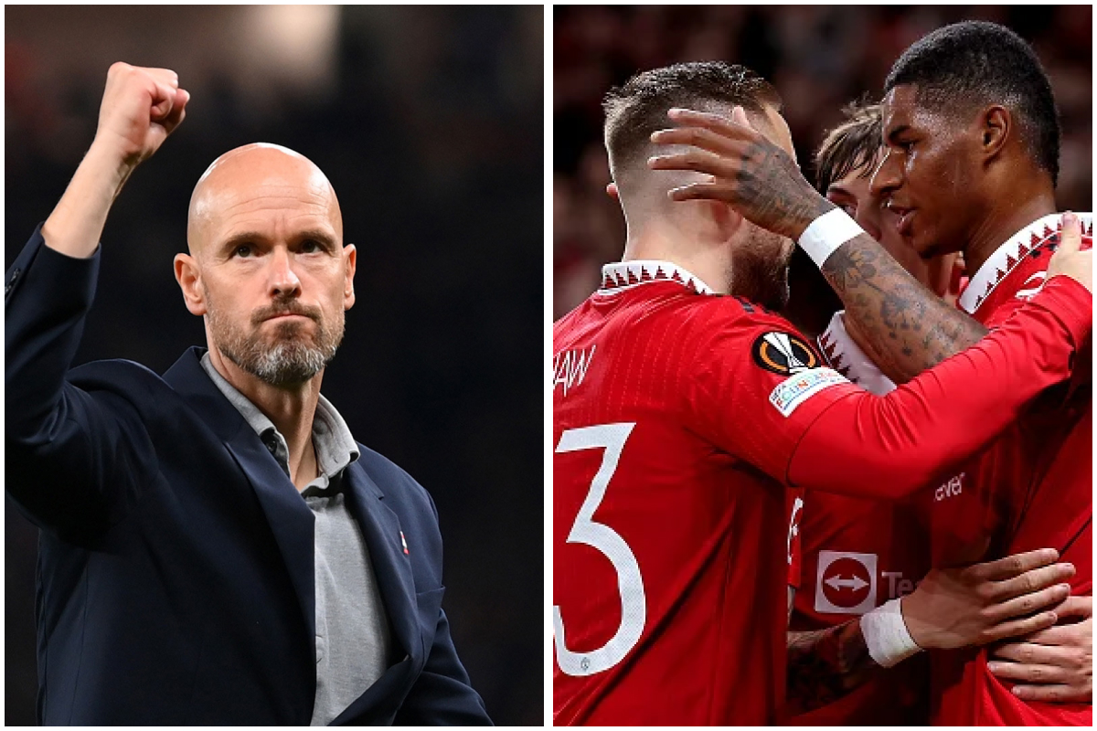 Dấu hiệu cho biết MU của HLV Ten Hag có thể dành cú ăn ba vào cuối mùa