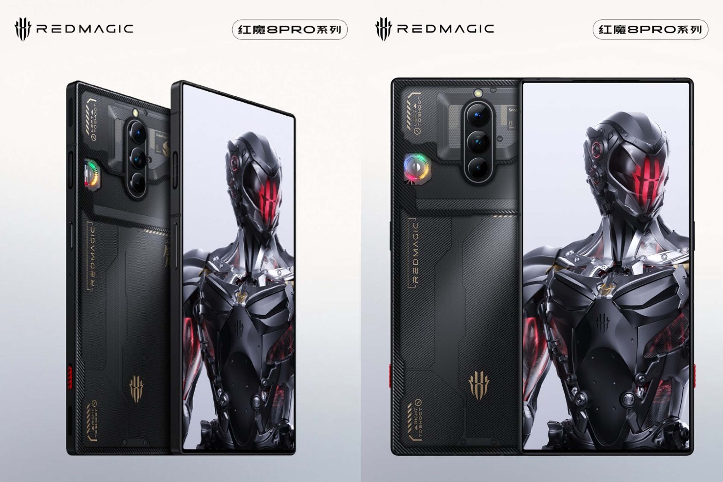 Red Magic 8 Pro series rò rỉ thiết kế vuông vức với các cạnh phẳng, màn ...