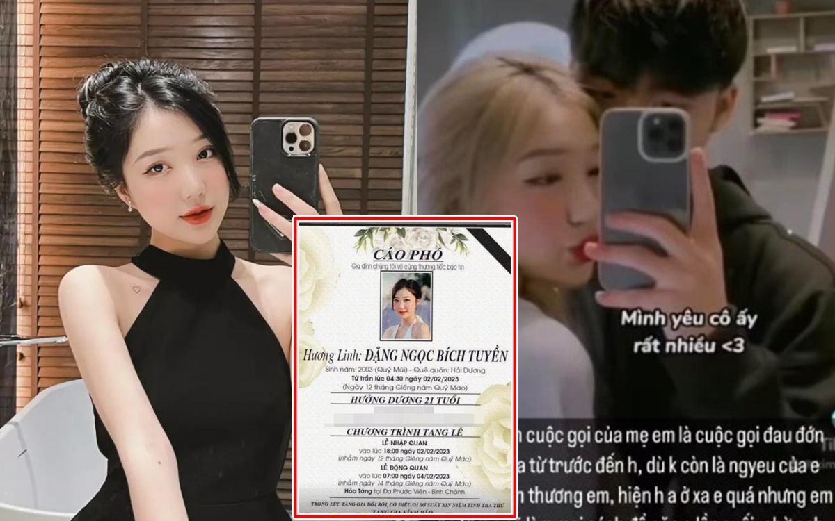 Người yêu cũ nhận cuộc gọi đau lòng, chia sẻ xót xa khi biết tiktoker Đặng Ngọc Bích Tuyền qua đời