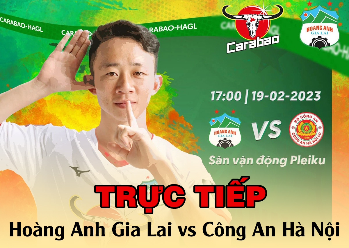 Xem bóng đá trực tuyến Hoàng Anh Gia Lai Nam Định đấu với Công an Hà ...