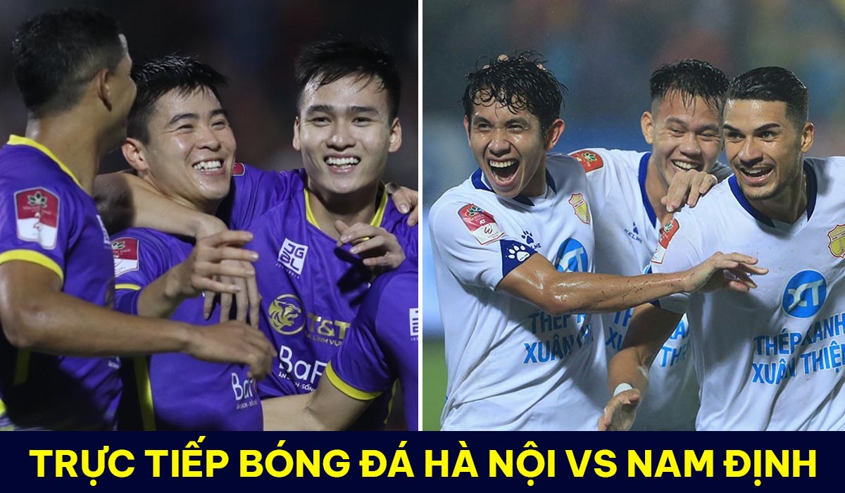 Trực tiếp bóng đá Hà Nội vs Nam Định - Vòng 11 V.League 2023: 'Thủ môn số 1 ĐT Việt Nam' tỏa sáng?