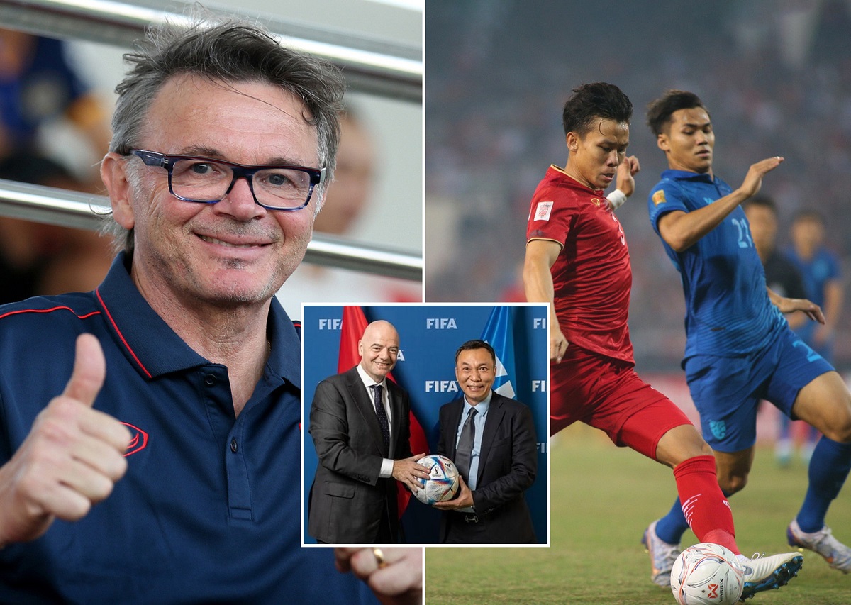 HLV Troussier đón tin vui: ĐT Việt Nam vượt mặt Thái Lan, được FIFA ...