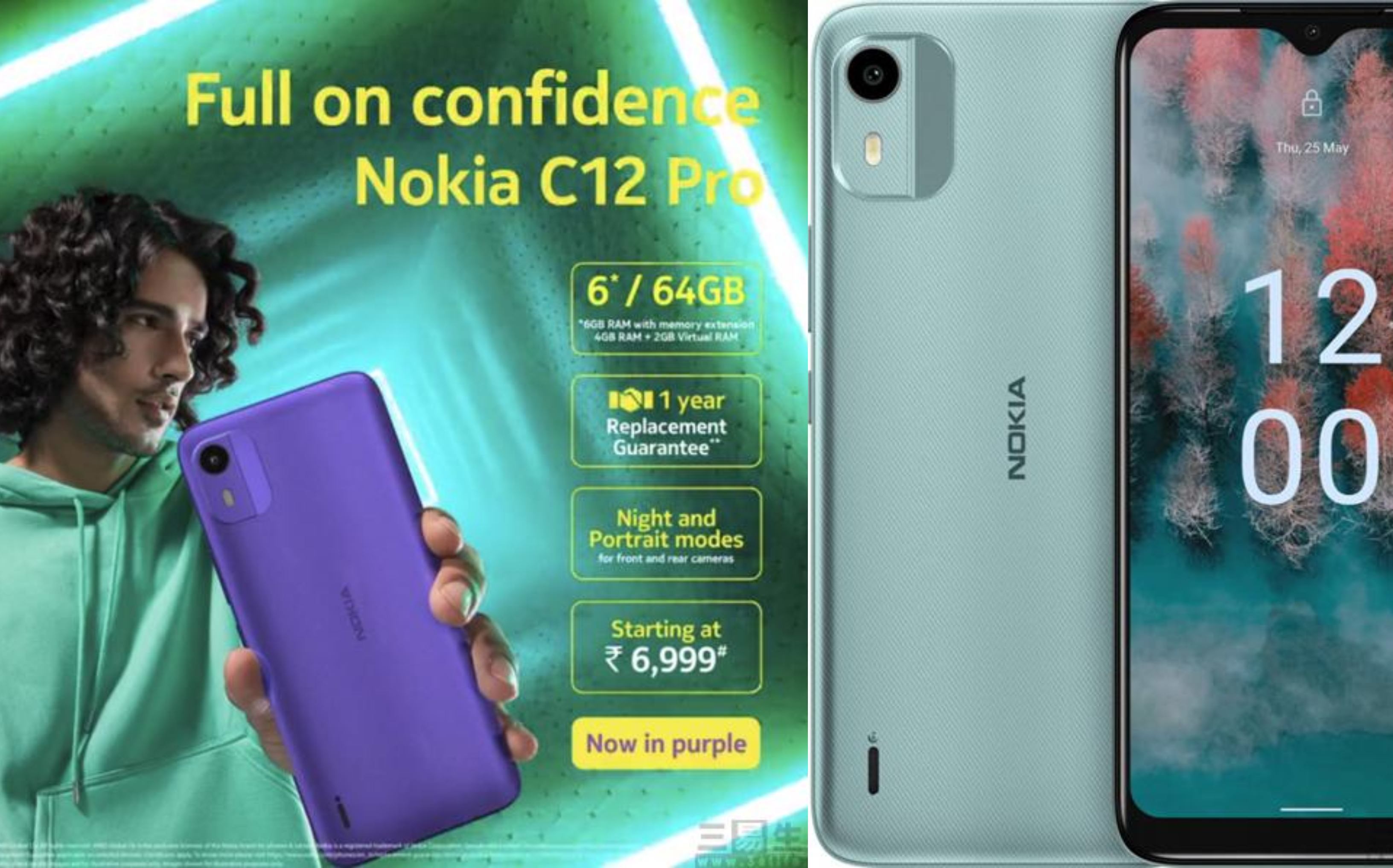 Nokia C12 Pro có phiên bản mới, thiết kế siêu tối giản, trang bị siêu rẻ