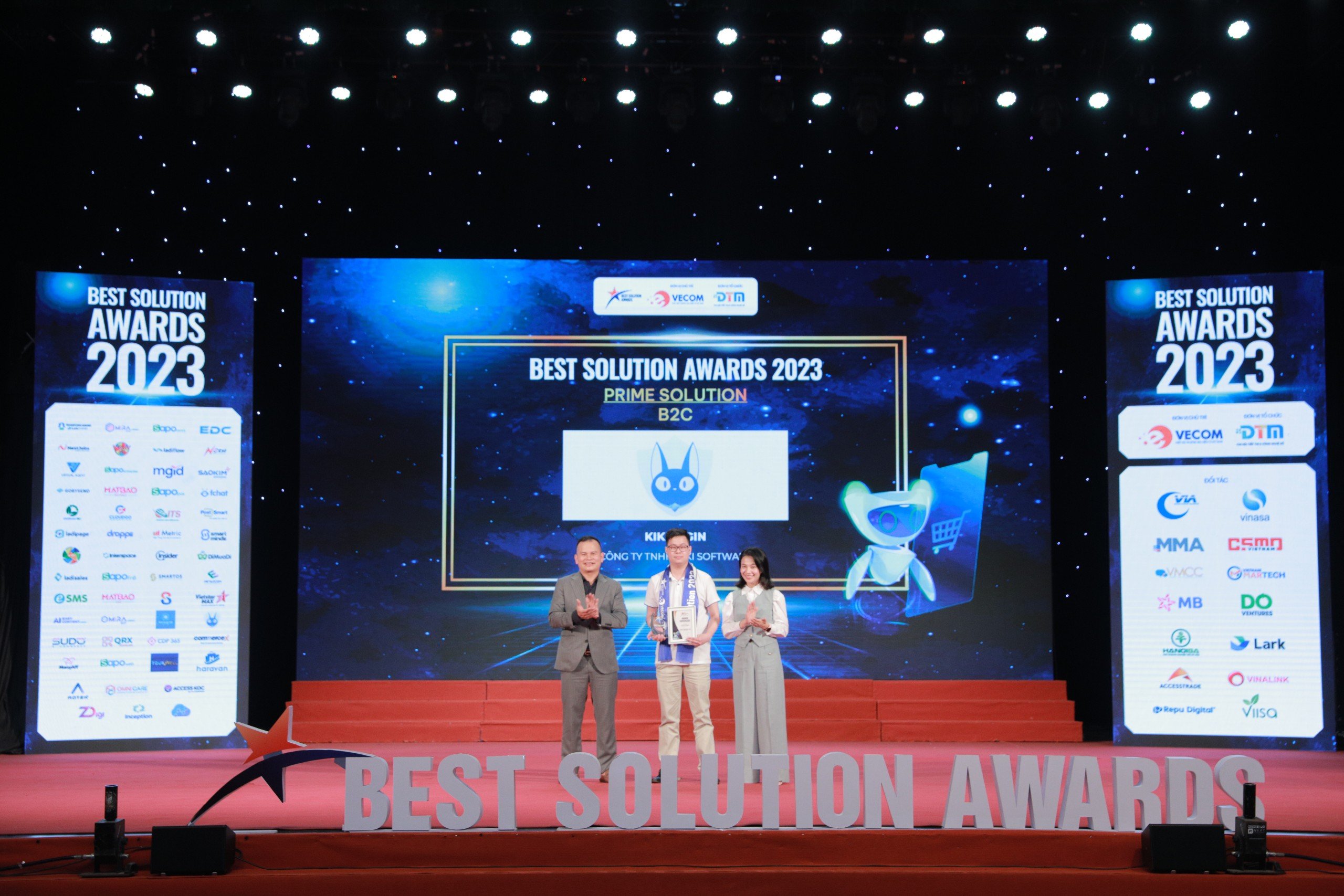 KikiLogin xuất sắc đạt giải thưởng Best Solution Awards 2023