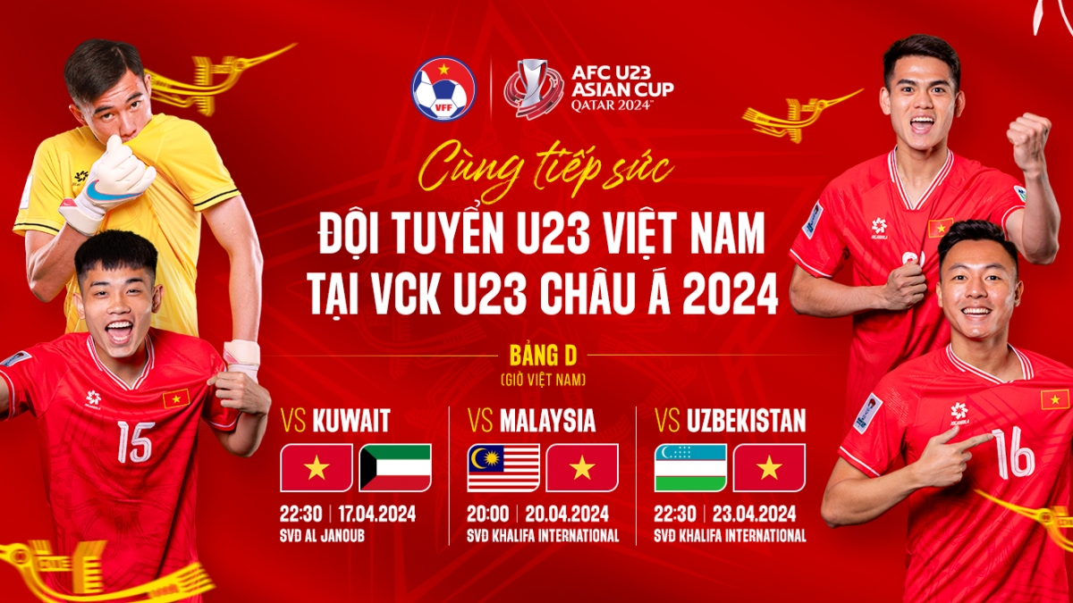 Trực tiếp bóng đá U23 Việt Nam vs U23 Malaysia, 20h ngày 20/4 - Link xem VCK U23 châu Á 2024 FULL HD