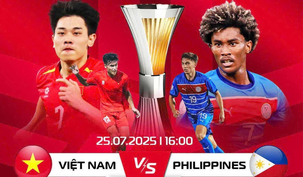 Trực tiếp U23 Việt Nam vs U23 Philippines 16h00 ngày 25/7 - Link xem trực tiếp U23 Việt Nam