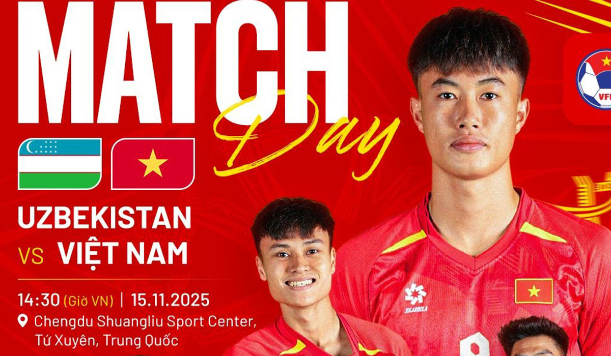Xem trực tiếp bóng đá U22 Việt Nam vs U22 Uzbekistan ở đâu, kênh nào? Link trực tiếp U22 Việt Nam