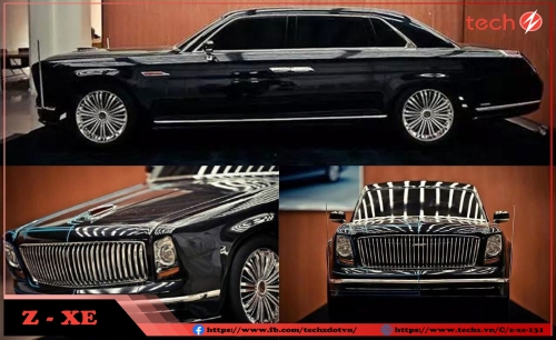 Ngắm Hongqi L4, mẫu xe sang Trung Quốc đạo nhái lộ liễu Rolls-Royce Phantom