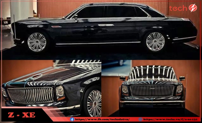 Ngắm Hongqi L4, mẫu xe sang Trung Quốc đạo nhái lộ liễu Rolls-Royce Phantom